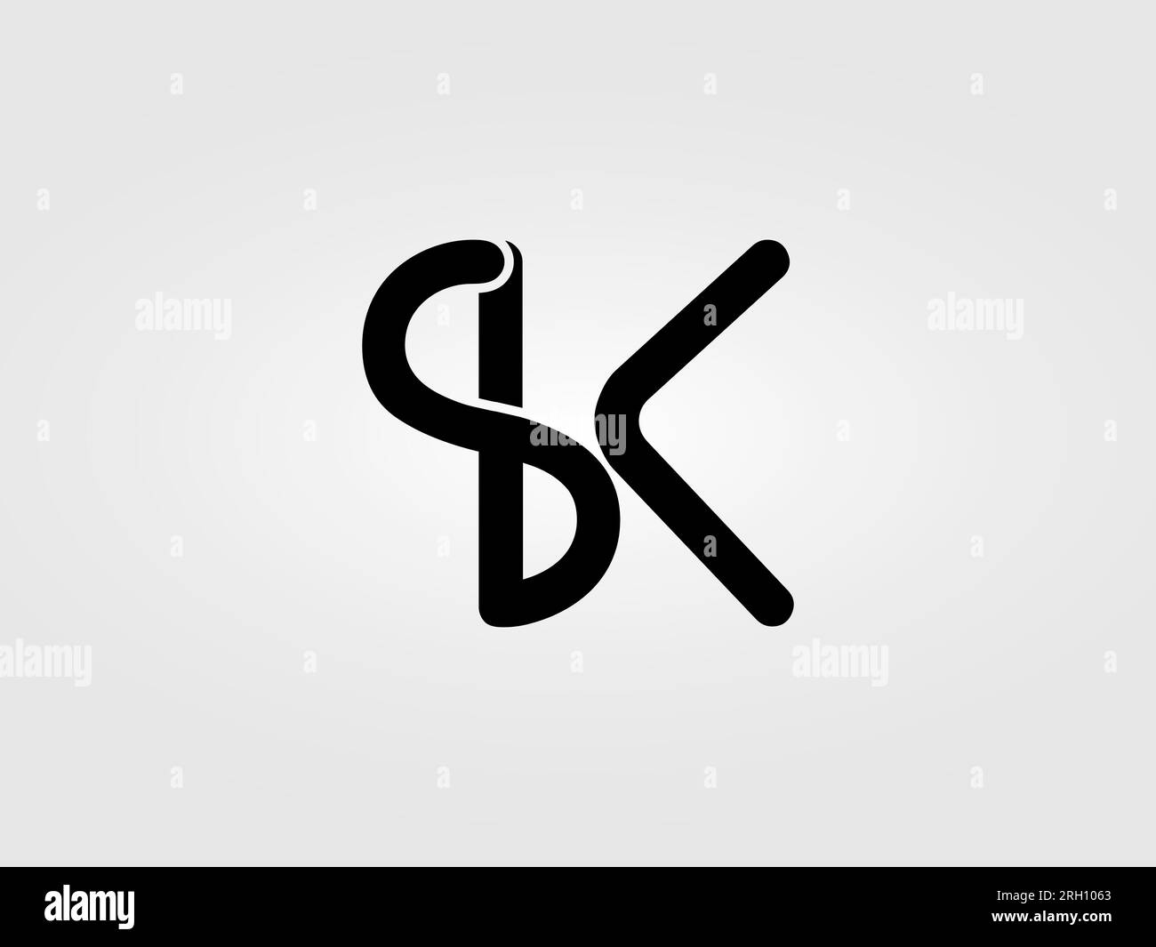 Initial SK letter Logo Design vector Template. Monogram, lettermark SK ...