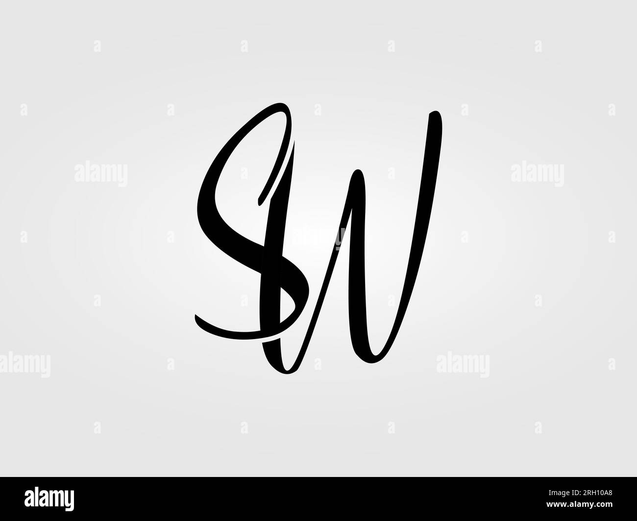 Initial SW letter Logo Design vector Template. Monogram, lettermark SW logo Design Stock Vector ...