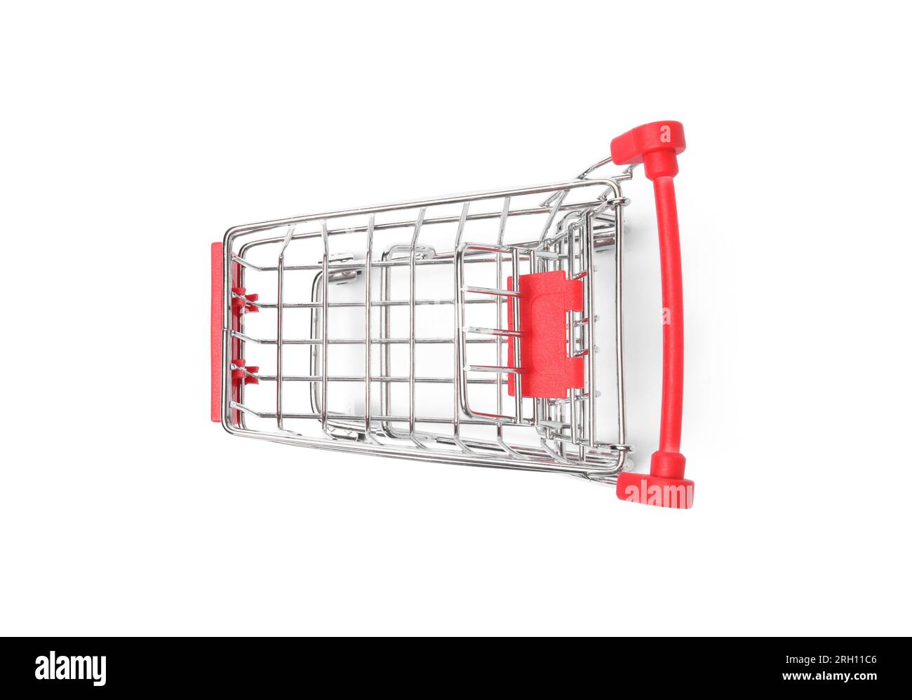Top view shopping trolley Cut Out Stock Images & Pictures - Alamy