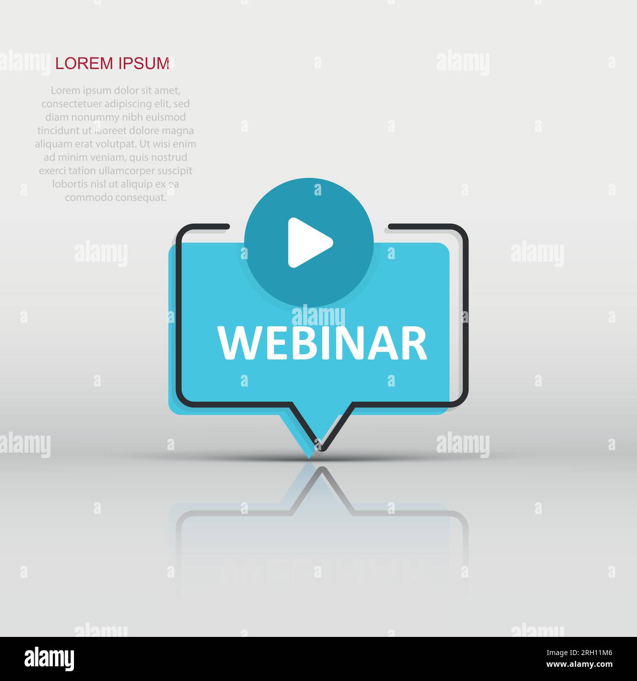 Webinar icon hi-res stock photography and images - Alamy