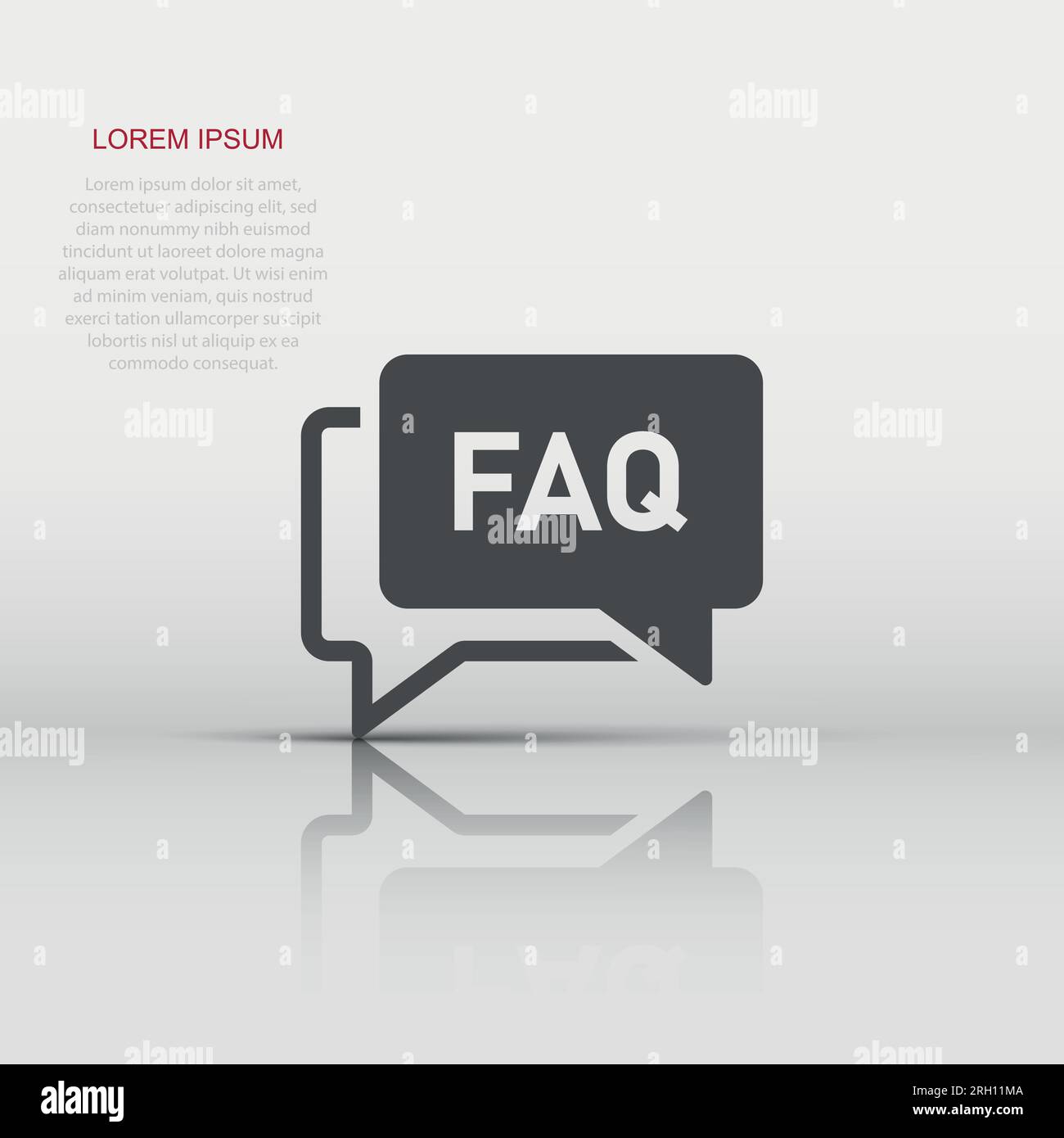 White label text faq information hi-res stock photography and images ...