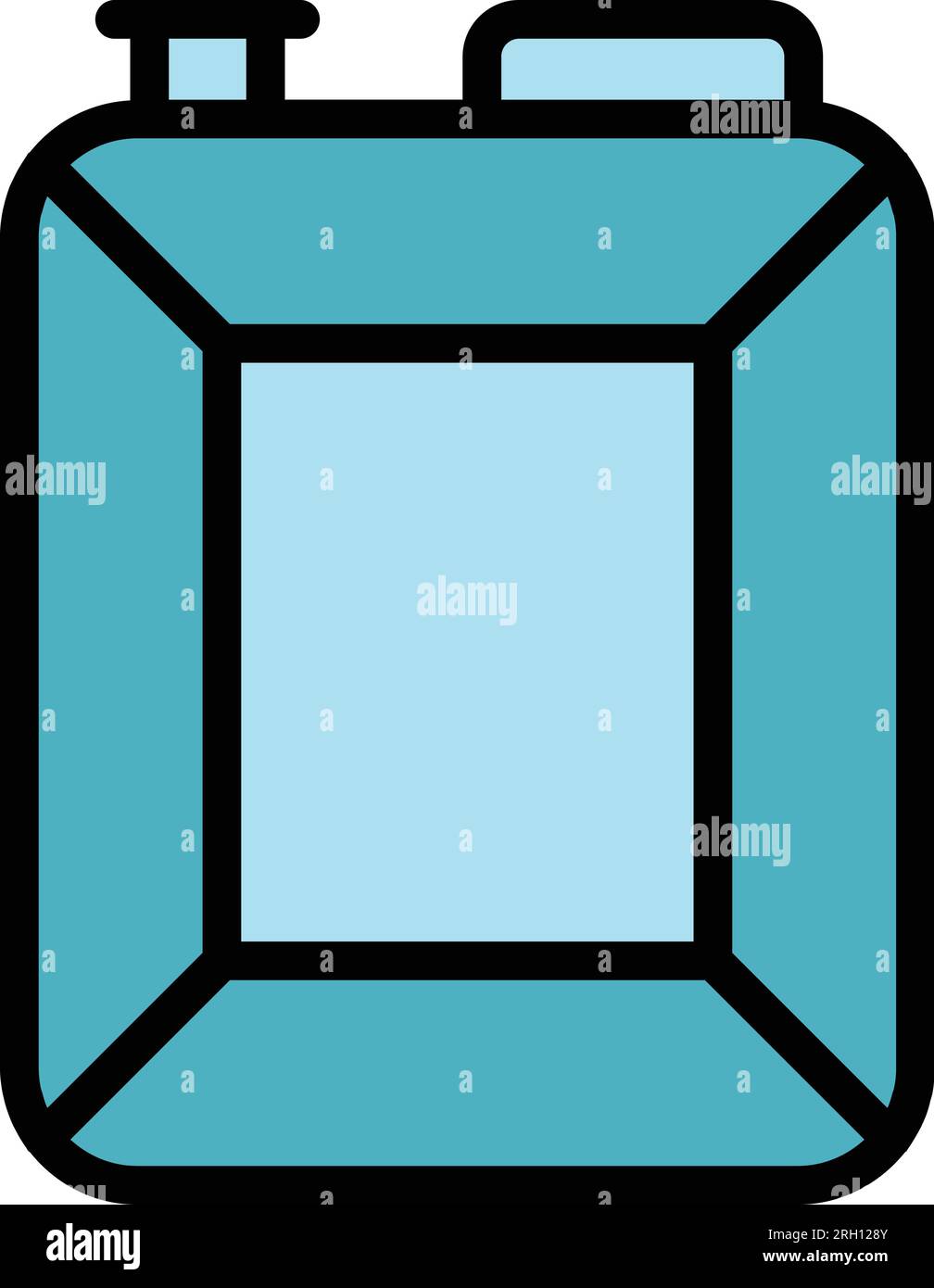 Fuel canister icon outline vector. Biker equipment. Engine part color ...