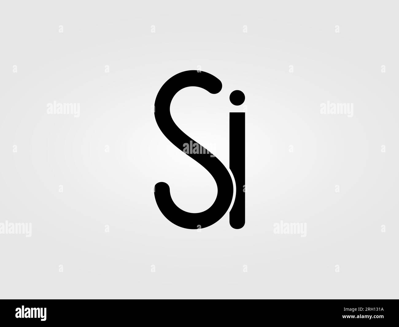 Initial SI letter Logo Design vector Template. Monogram, lettermark SI ...
