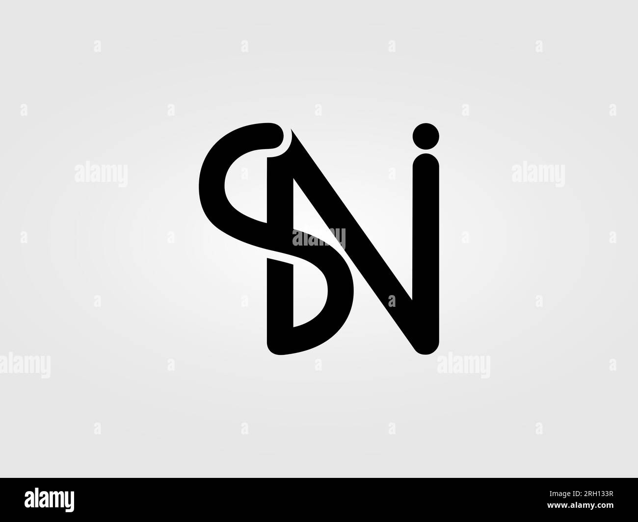 Initial SN letter Logo Design vector Template. Monogram, lettermark SN ...