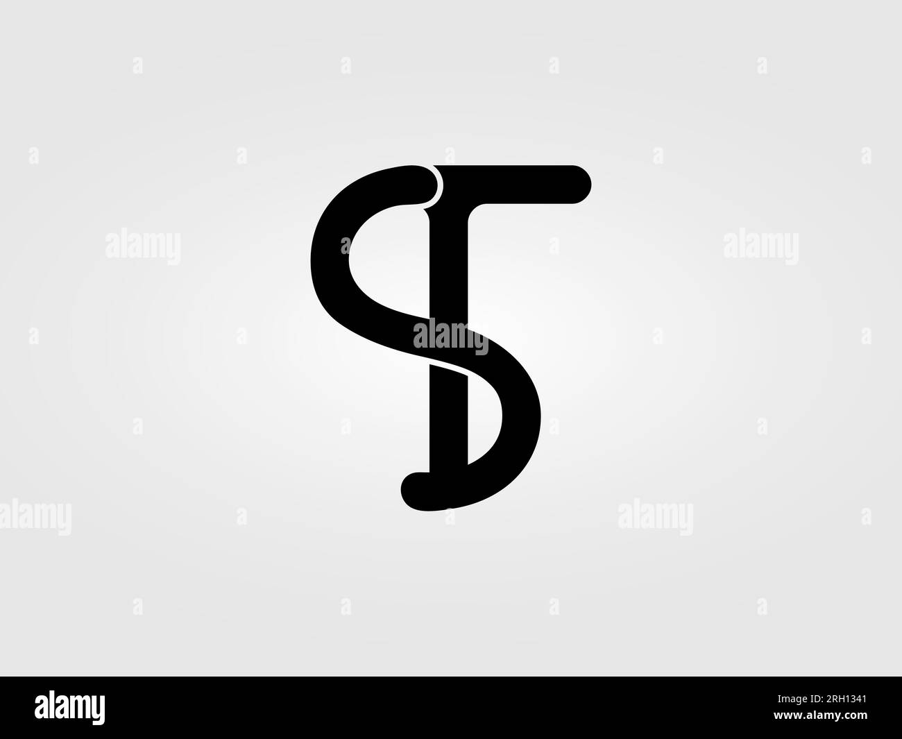 Initial ST letter Logo Design vector Template. Monogram, lettermark ST ...