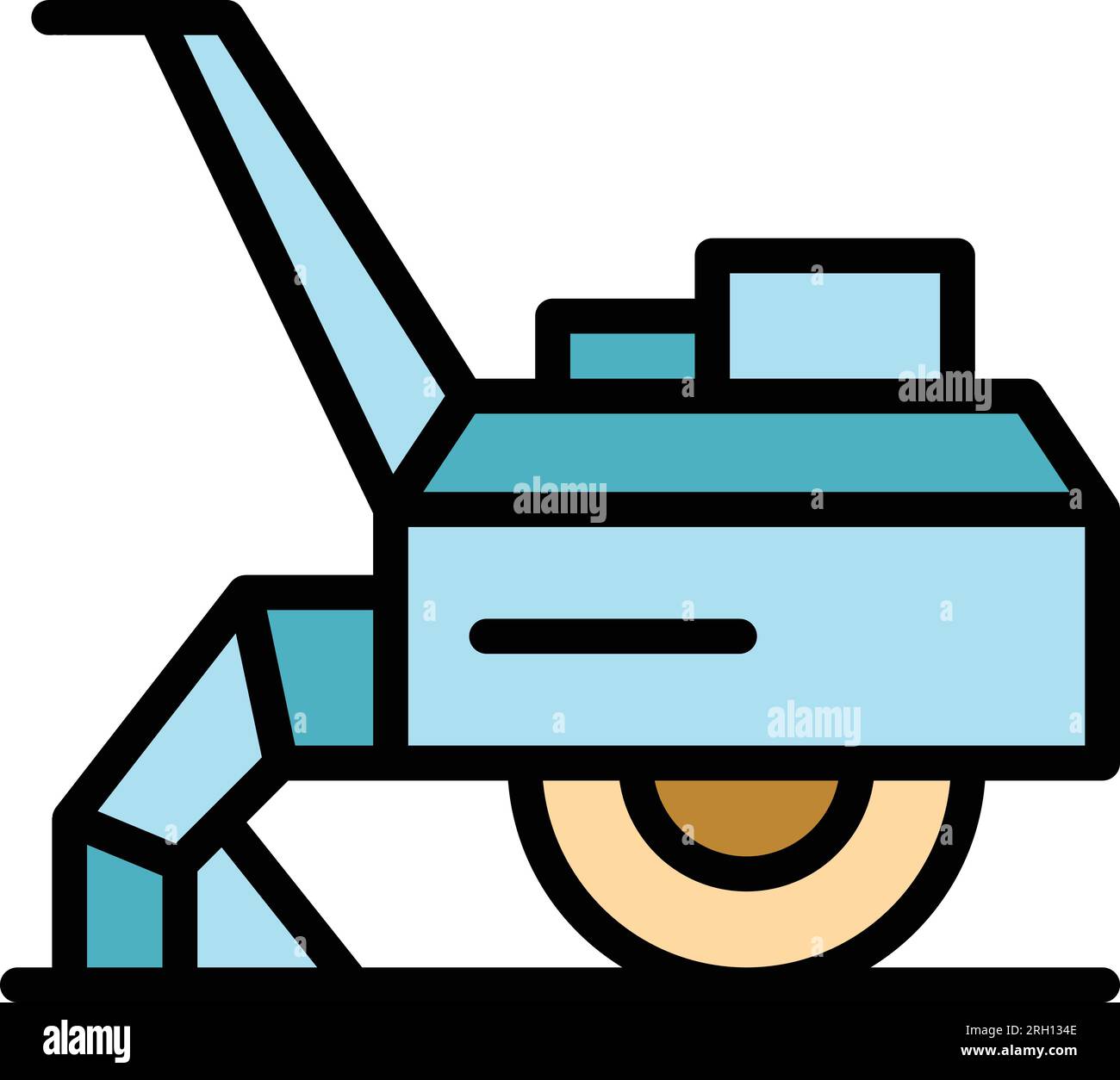 Power tiller Cut Out Stock Images & Pictures - Alamy