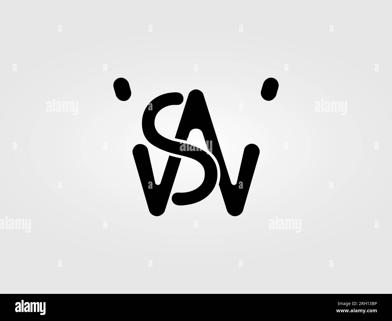 Initial SW letter Logo Design vector Template. Monogram, lettermark SW logo Design Stock Vector ...