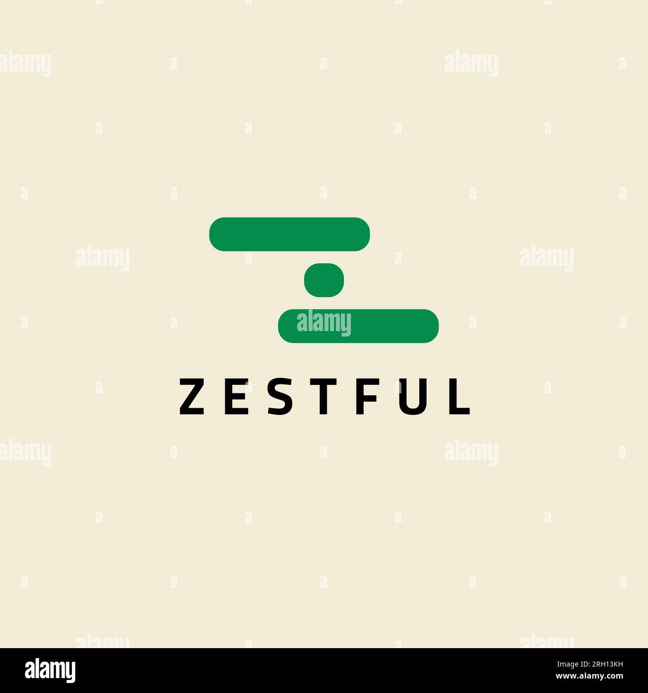 A letter logo composed of two long lines and one short line Stock ...