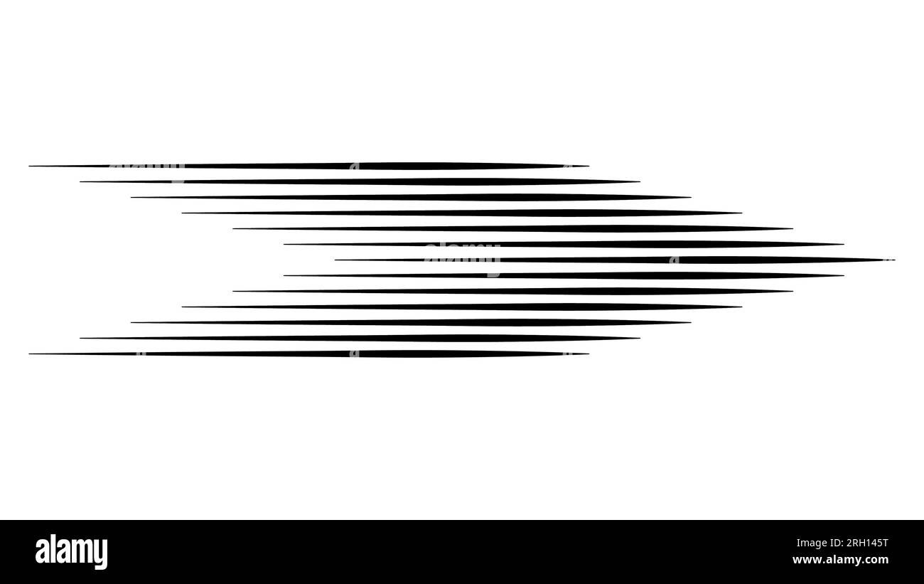 Cartoon speed line rapid motion, dynamic stripe speed movement Stock ...