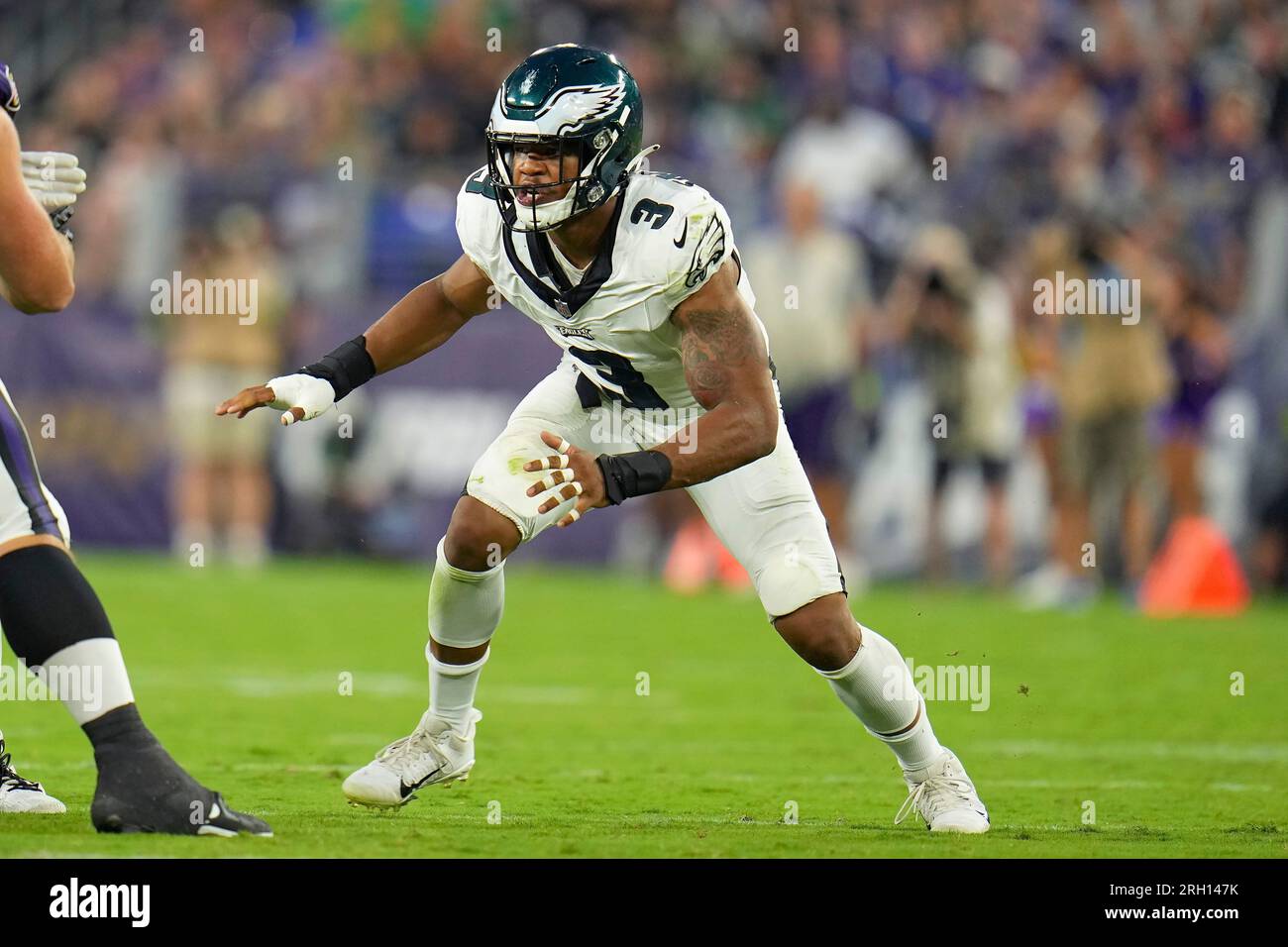 Philadelphia Eagles linebacker Nolan Smith (3) against the Baltimore ...