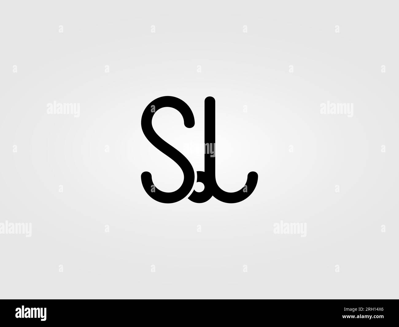 Initial SL letter Logo Design vector Template. Monogram, lettermark SL ...
