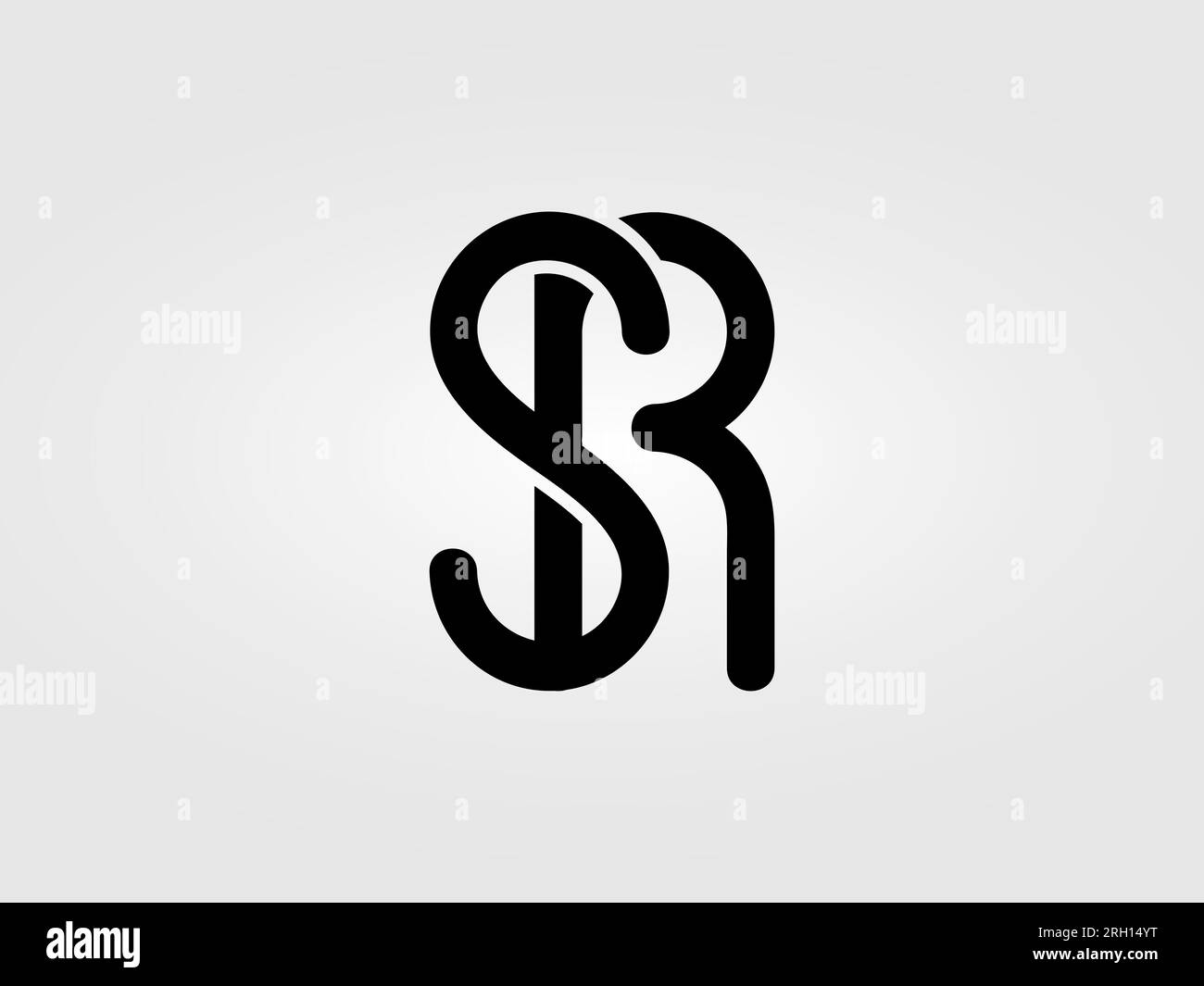 Initial SR letter Logo Design vector Template. Monogram, lettermark SR ...
