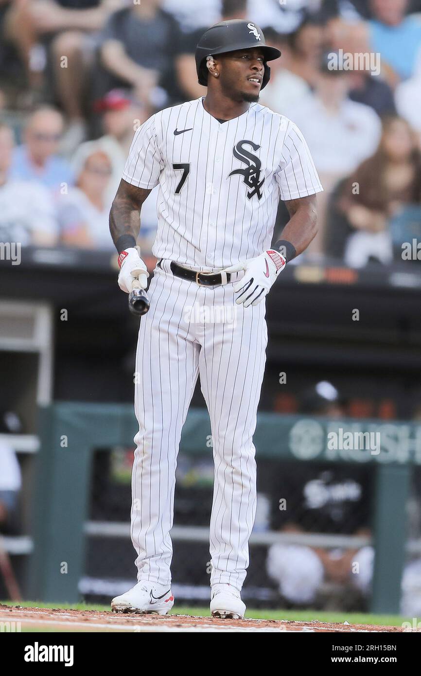 CHICAGO, IL - AUGUST 12: Chicago White Sox shortstop Tim Anderson (7 ...