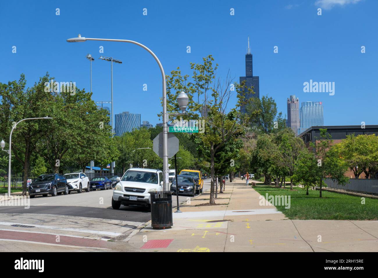 Chicago loop area hi-res stock photography and images - Alamy