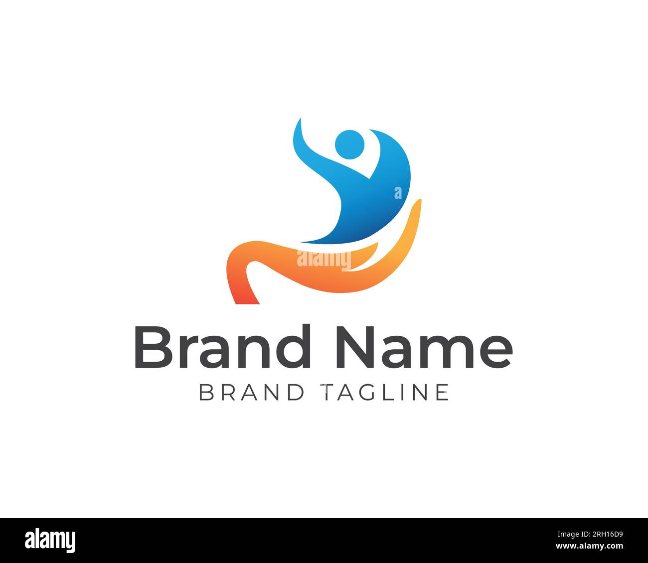 gastric or stomach health logo. stomach combination logo in the shape ...