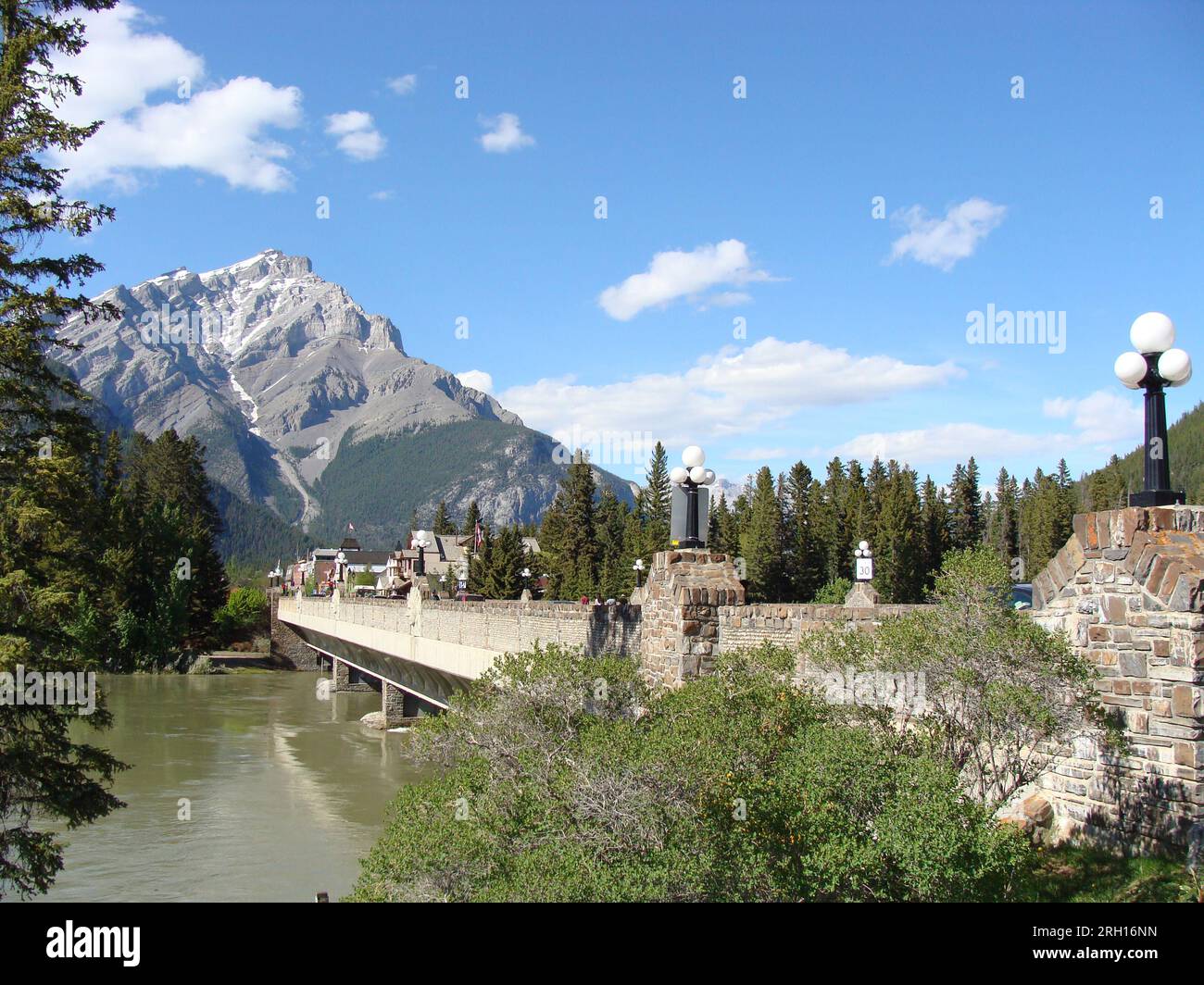 Town of Banff (Main Street), Alberta, Canada Stock Photo - Alamy