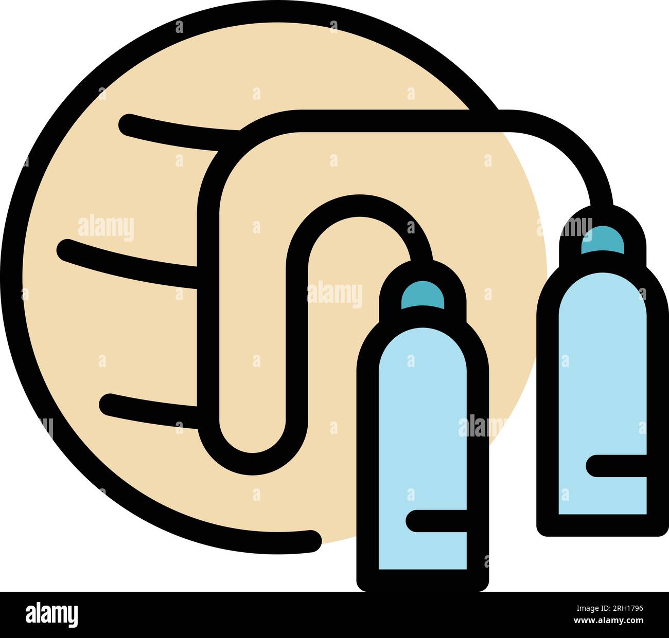 Gym jump rope icon outline vector. Fitness exercise. Workout training ...