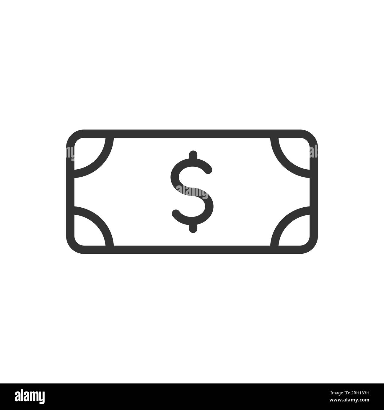 Dollar bill banknote paper Black and White Stock Photos & Images - Alamy