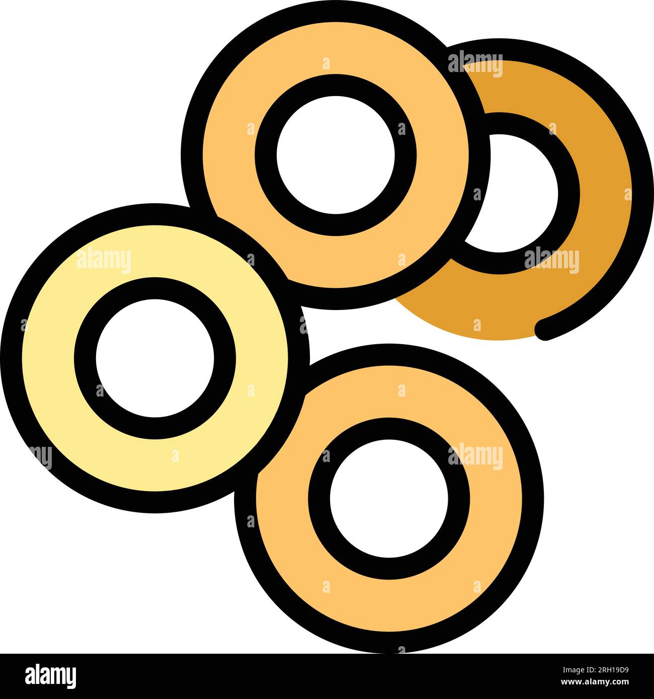 Cornflakes rings Stock Vector Images - Alamy