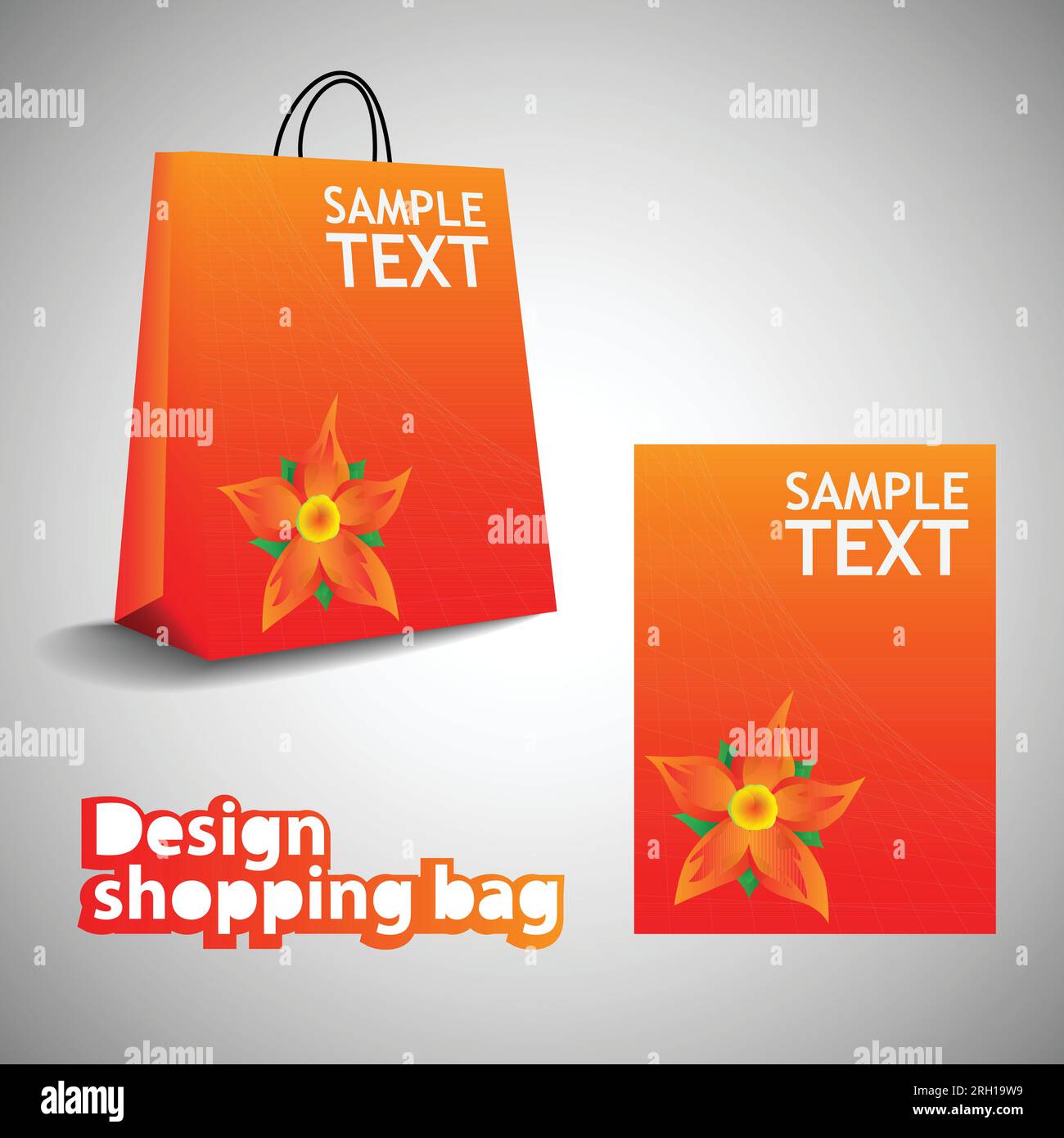 Shopping Bag Design Stock Vector Image & Art - Alamy