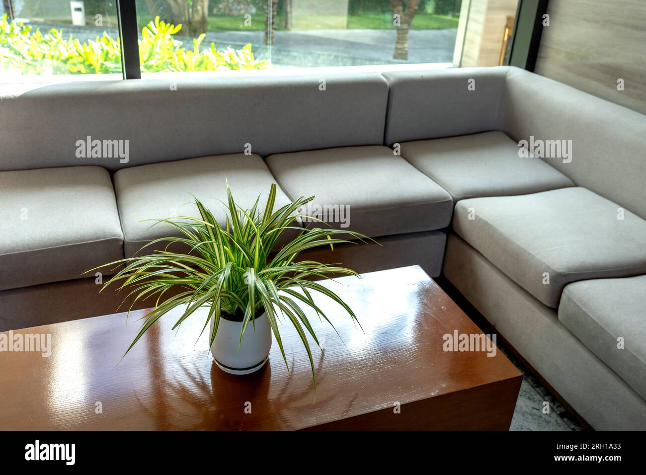 Beautiful interior of a modern room. Bright and clean design Stock ...