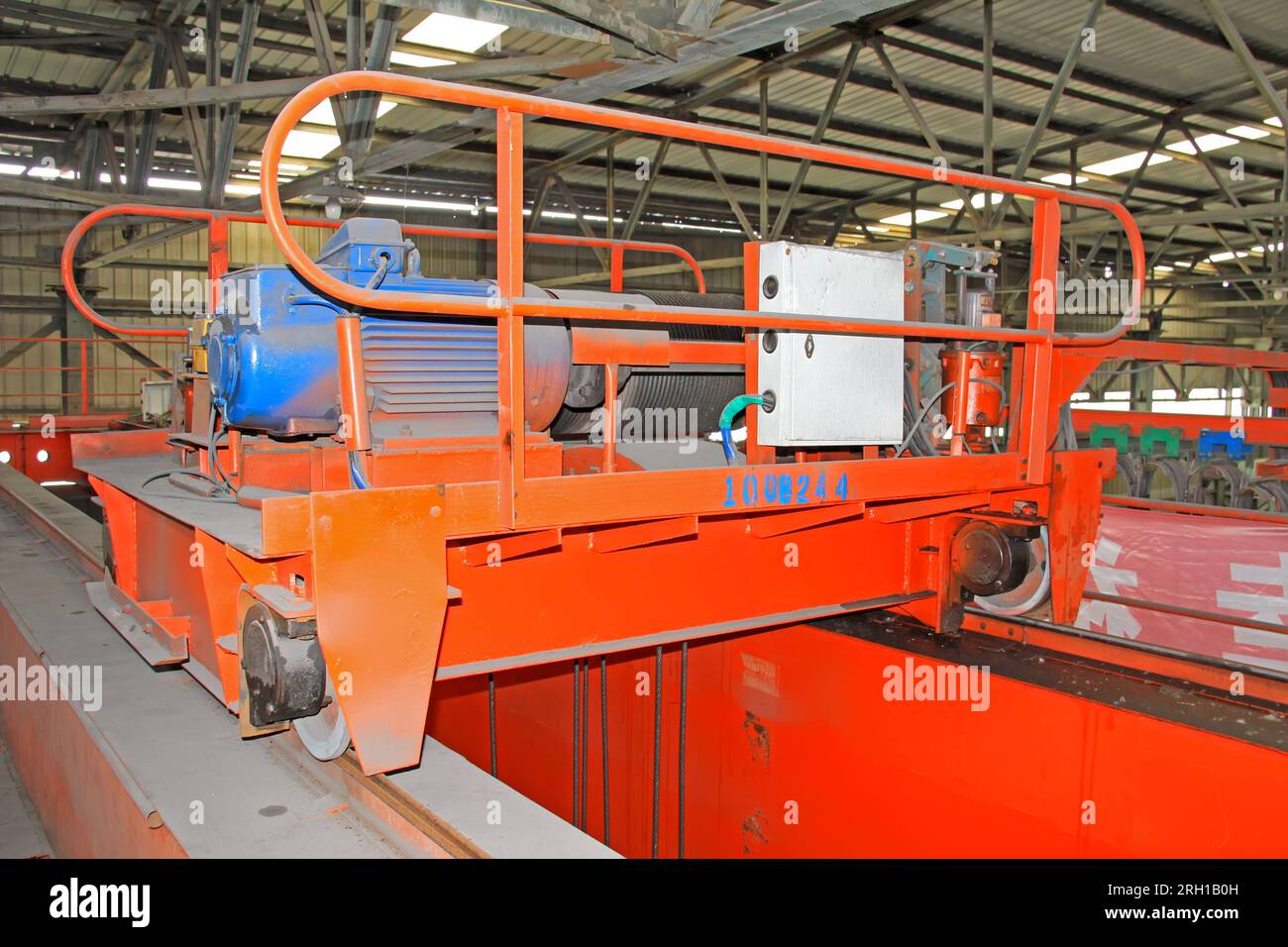 manufacturing crane top view, north china Stock Photo - Alamy