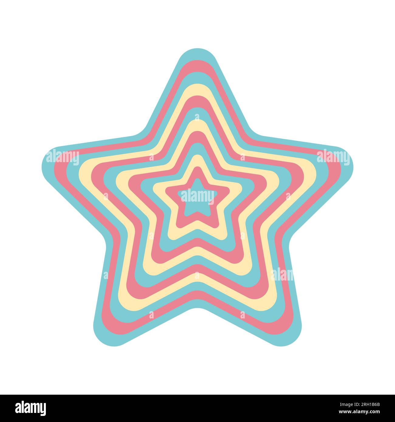 geometric star groovy background frame, figure. Vector Stock Vector ...