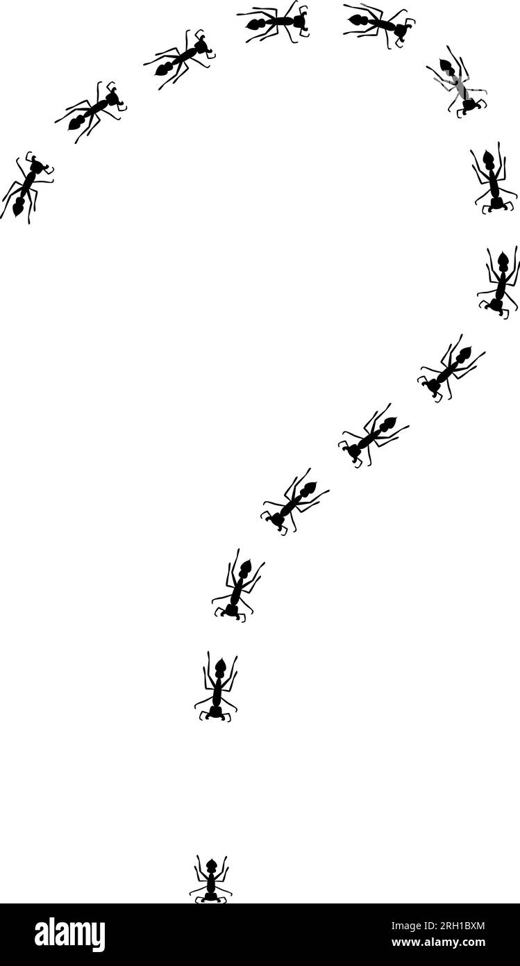 Cartoon ant question question mark Stock Vector Images - Alamy