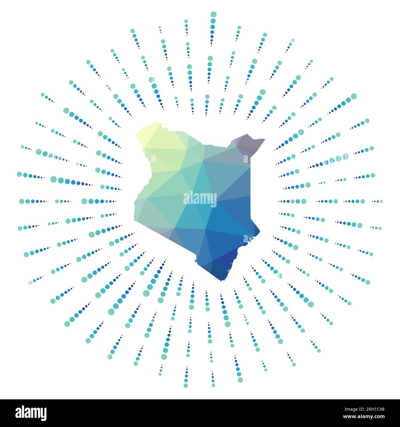 Digital polygon shape Stock Vector Images - Alamy