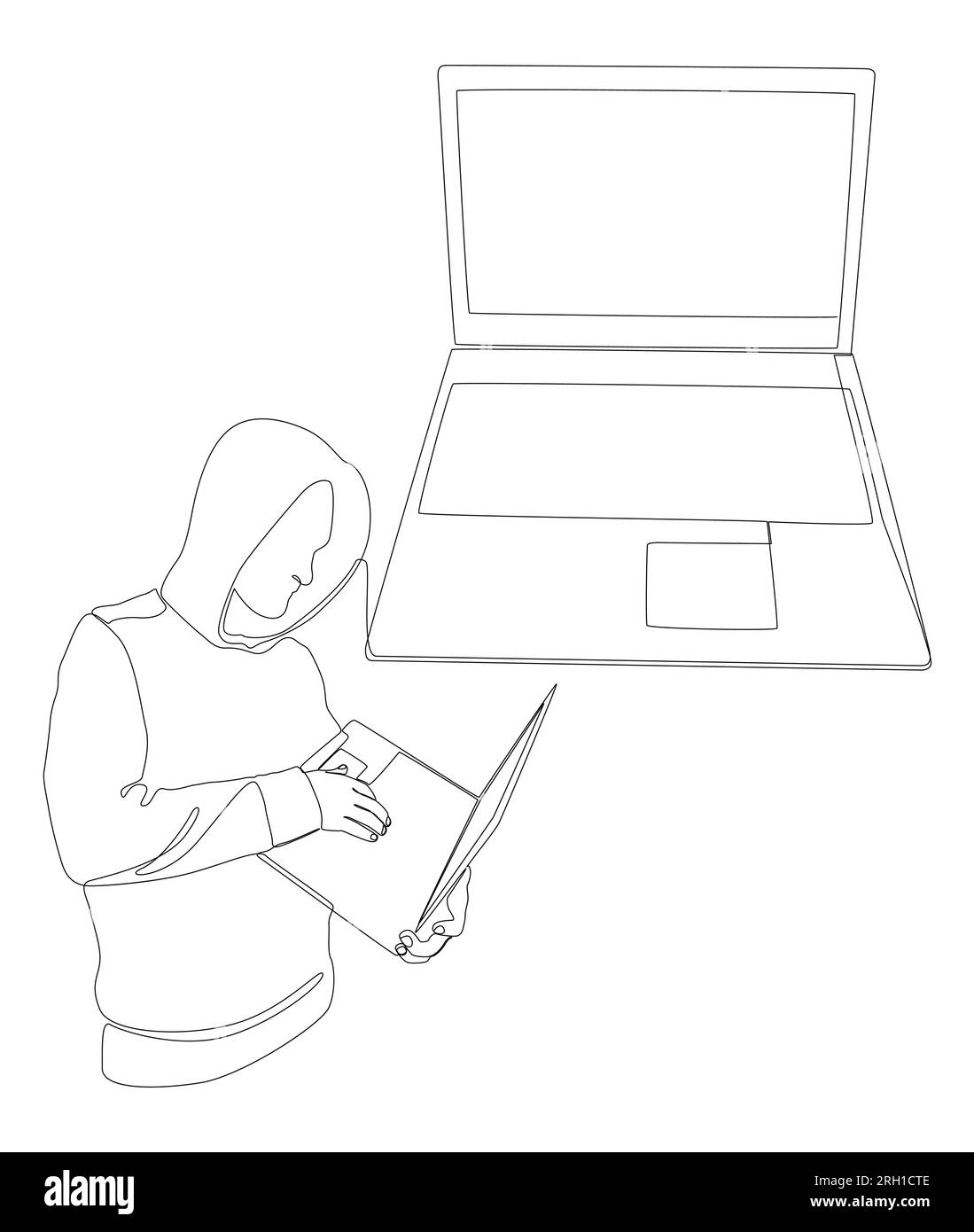 Person portable Stock Vector Images - Alamy