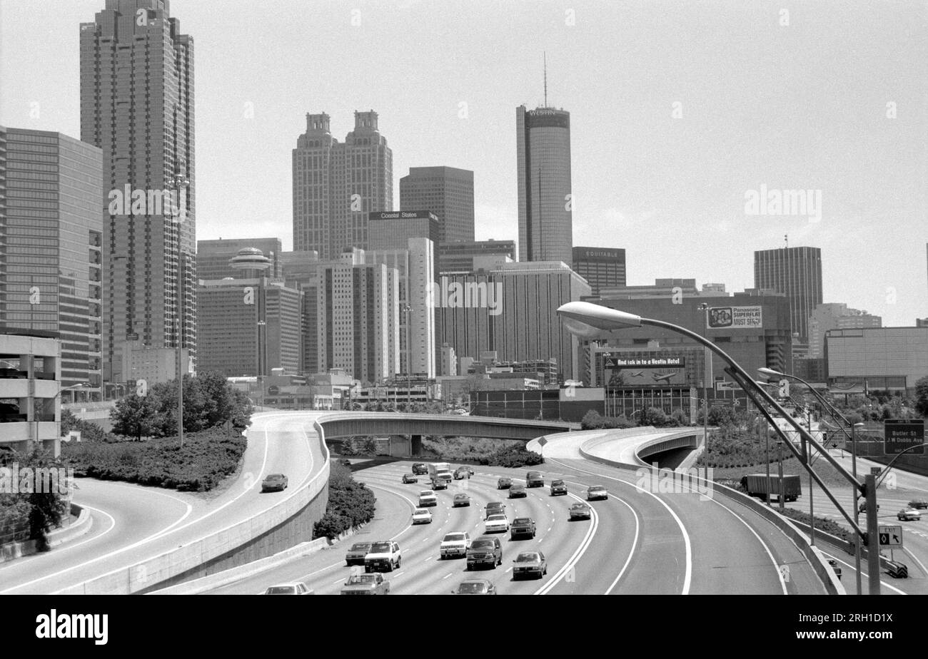 Atlanta south Black and White Stock Photos & Images - Alamy