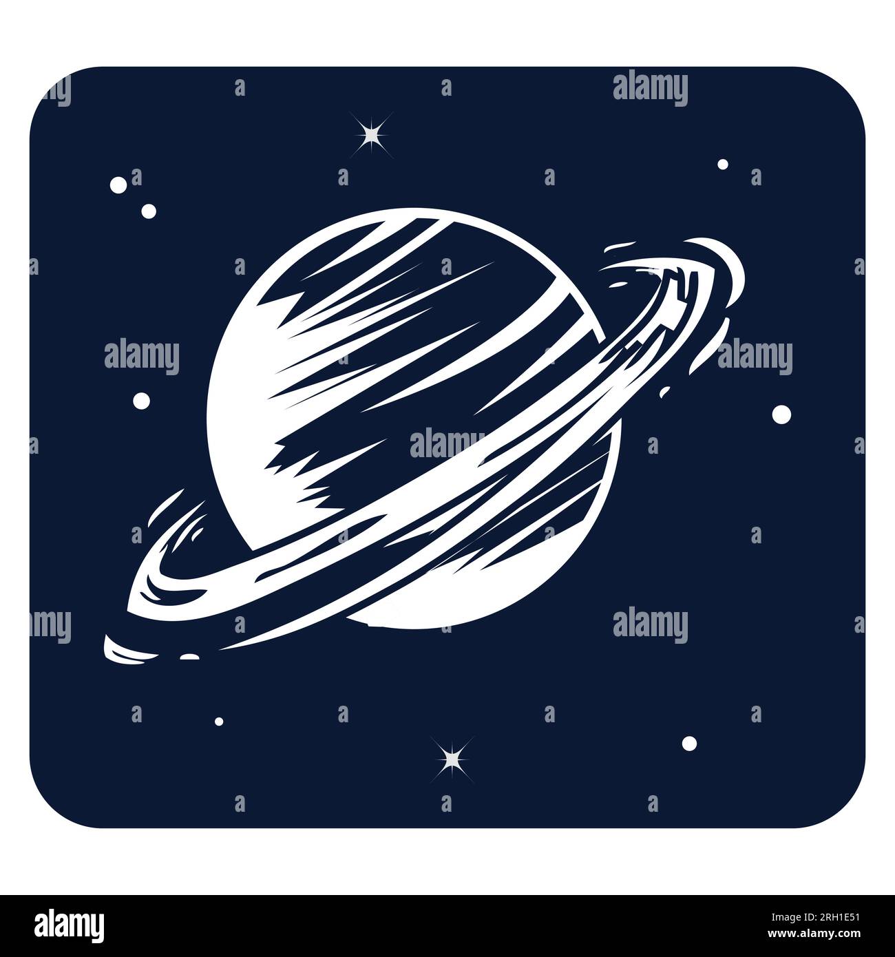 Saturn vector vectors hi-res stock photography and images - Alamy