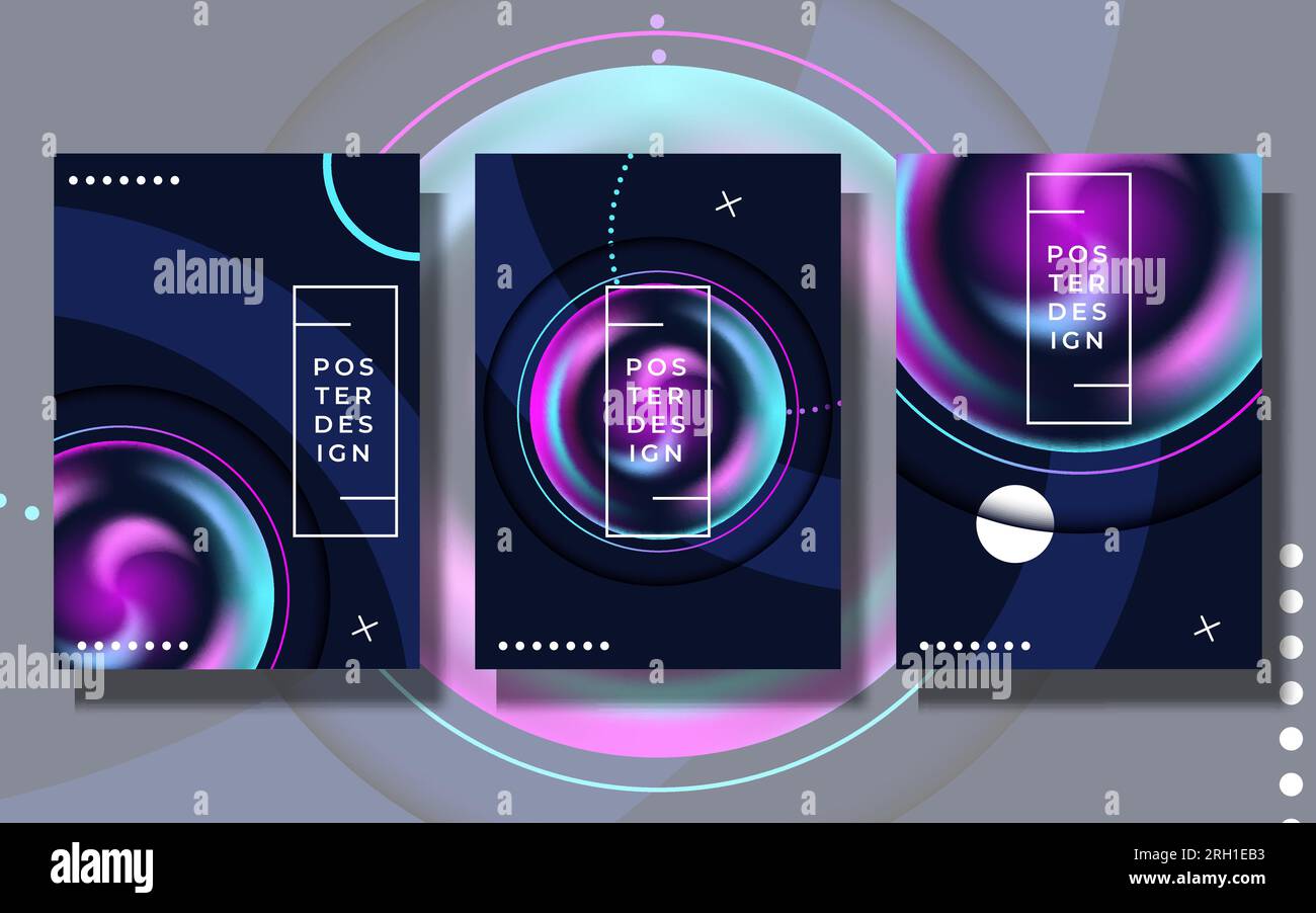 Gradient color abstract background cover design Stock Vector Image ...