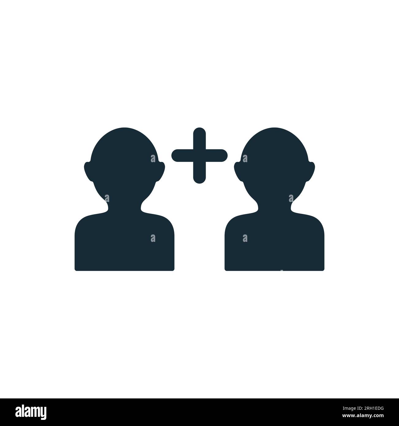 Avatar Profile Add Friend Icon Design Template Elements Stock Vector ...