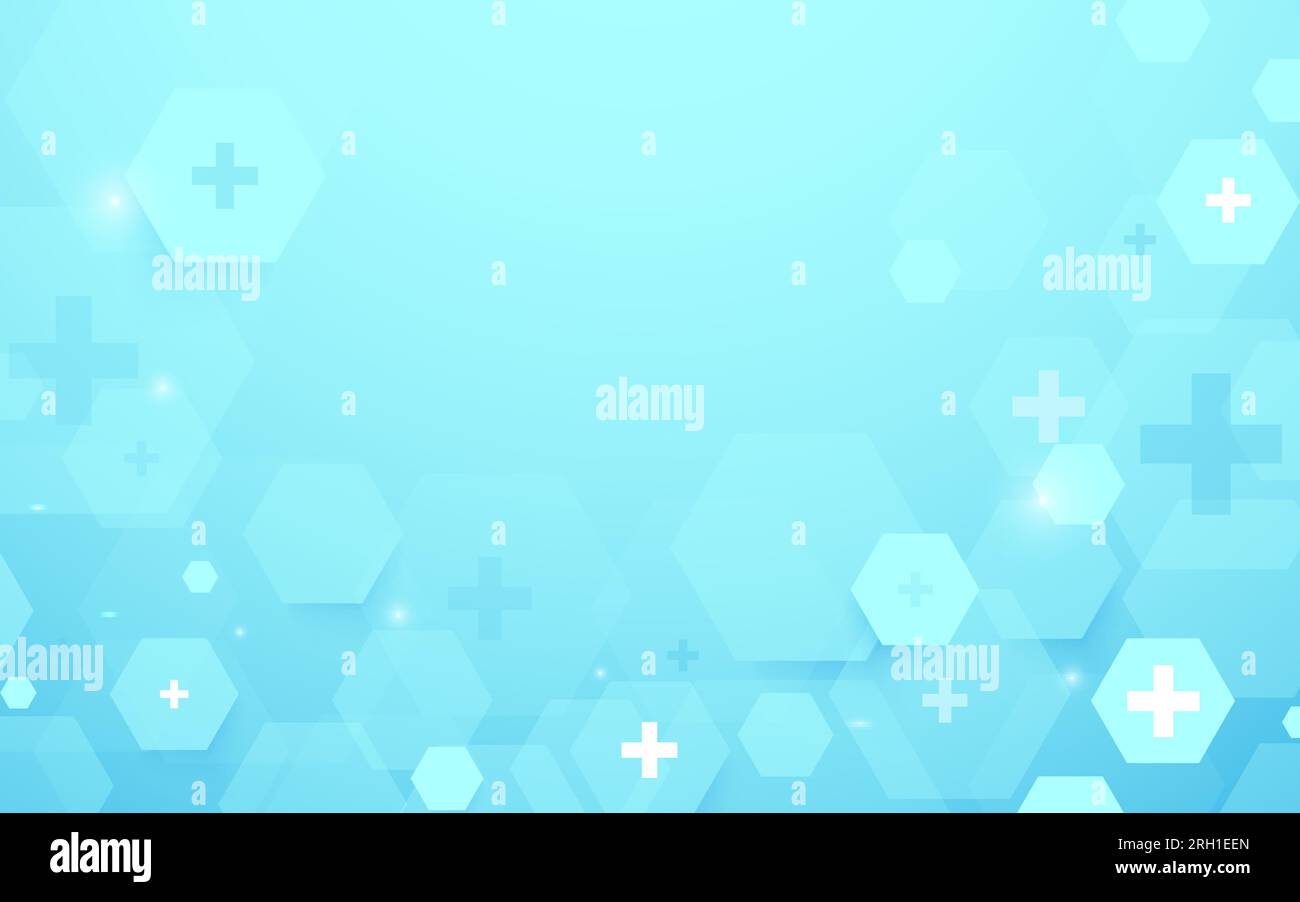 Background vector 3D blue rendering with podium and minimal cloudy ...