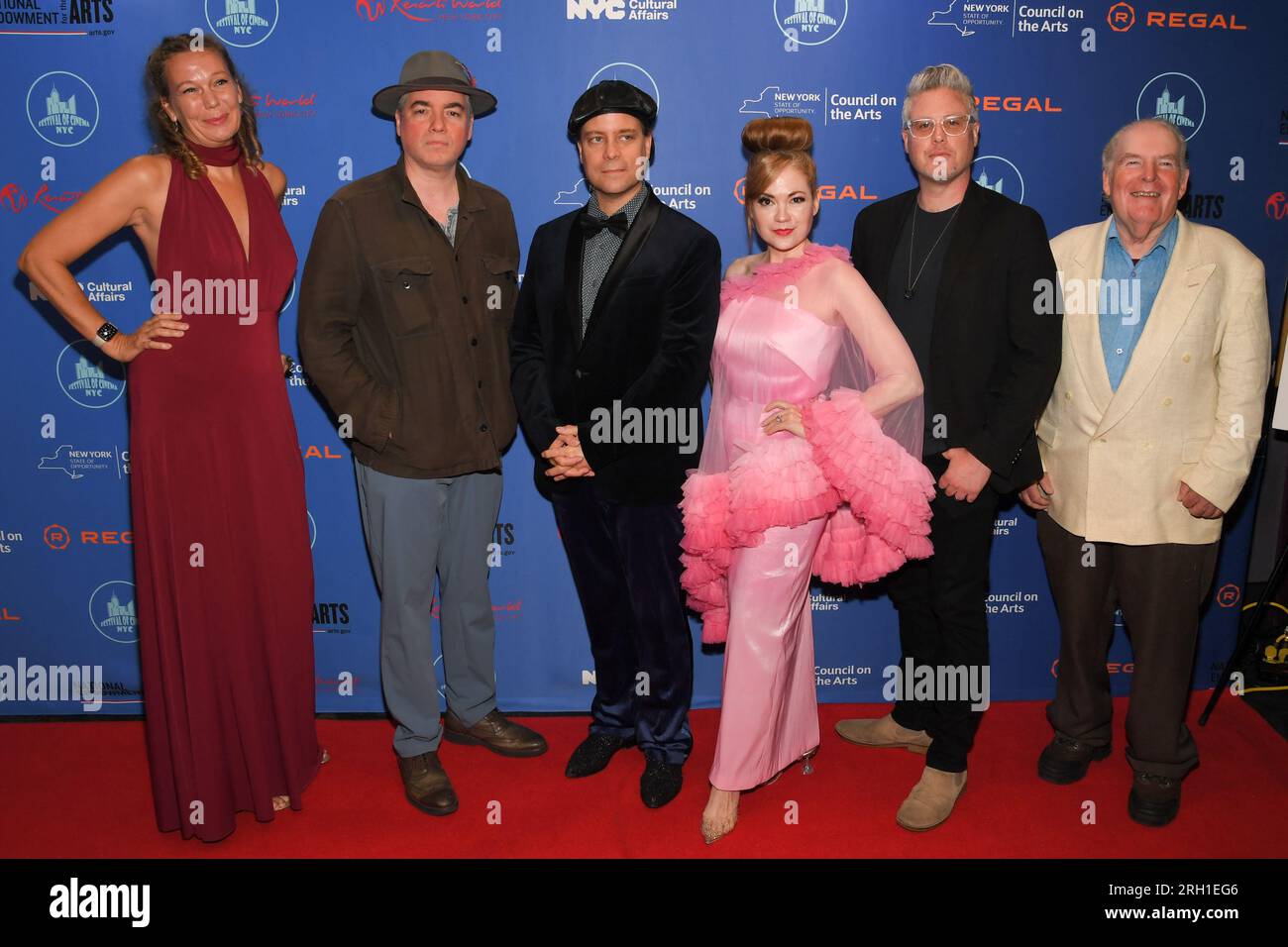 New York, USA. 12th Aug, 2023. Eva Dorrepaal, Kevin Corrigan, Mars ...