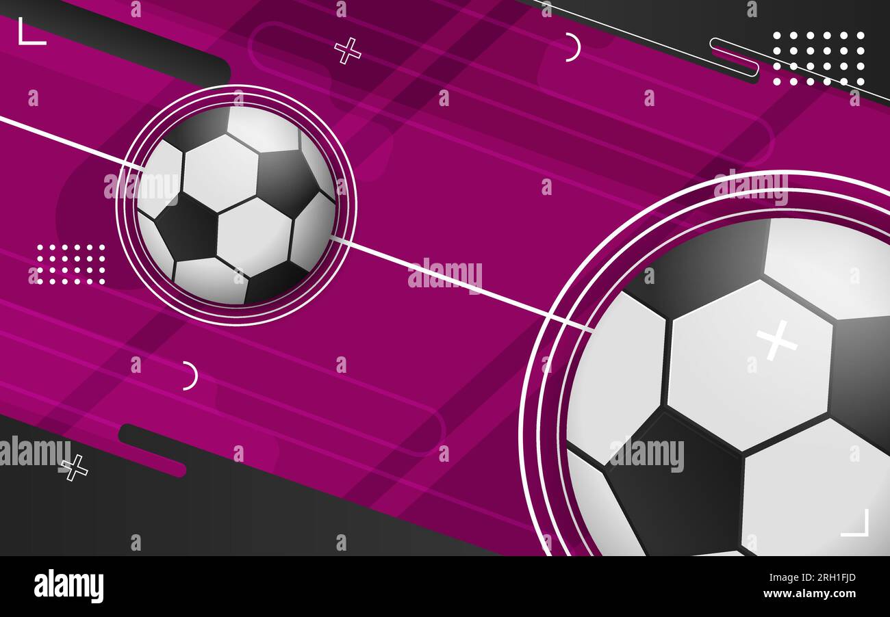 Abstract background with soccer ball Stock Vector Image & Art - Alamy