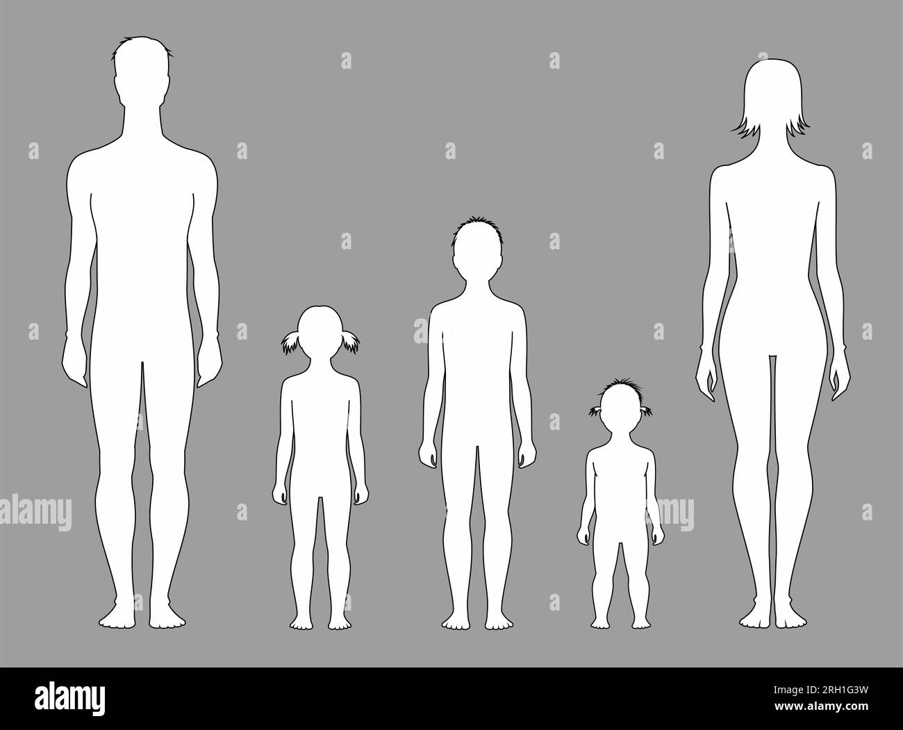Vector illustration of a family Stock Vector Image & Art - Alamy