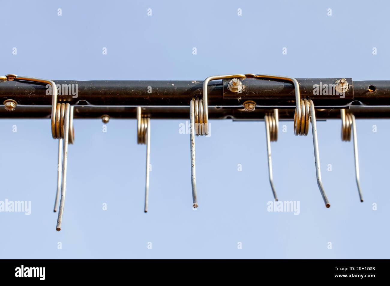 part of a metal header for a combine harvester for harvesting cereals ...