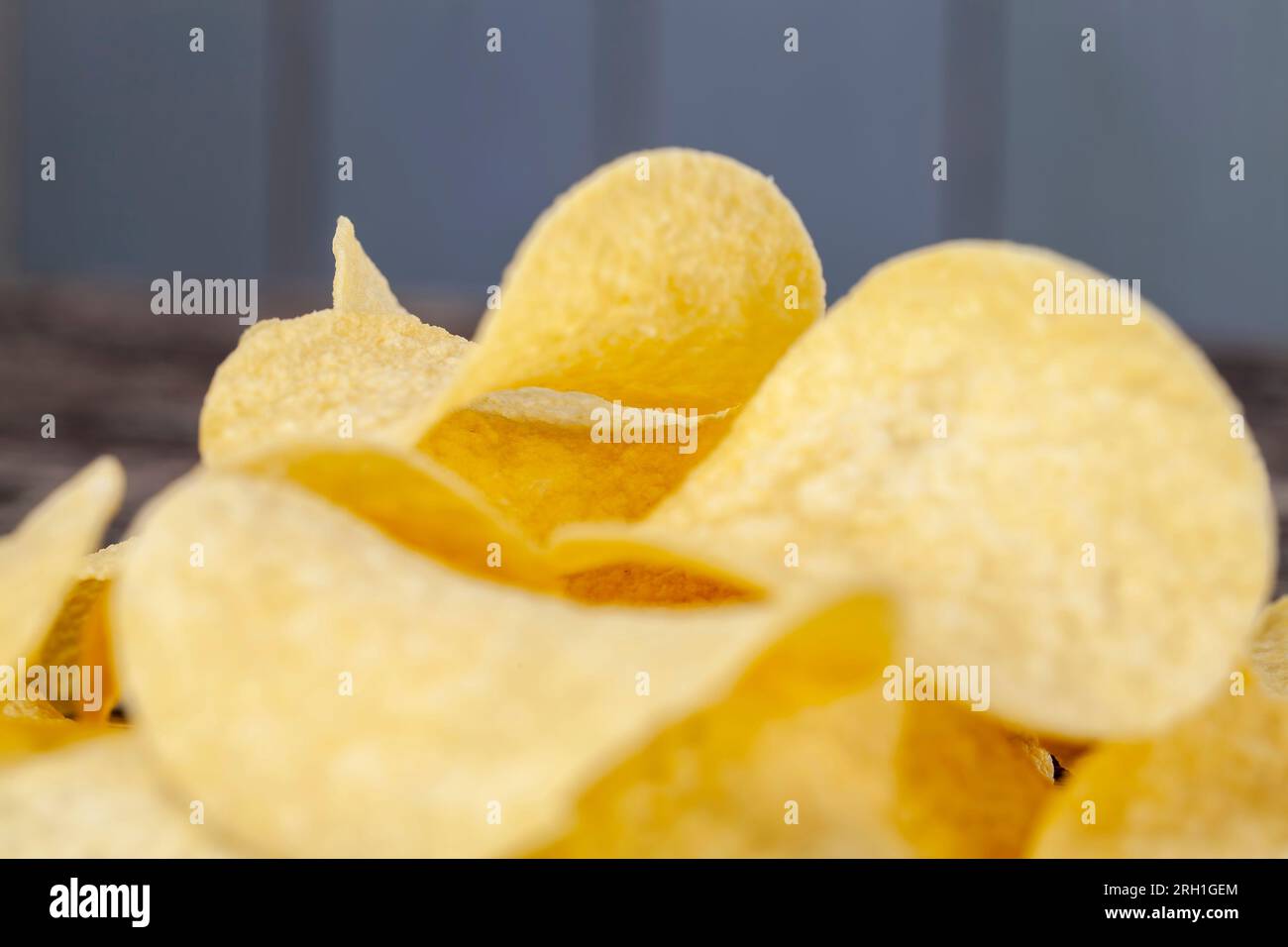 crispy potato chips with spices, some crispy natural potato chips ...