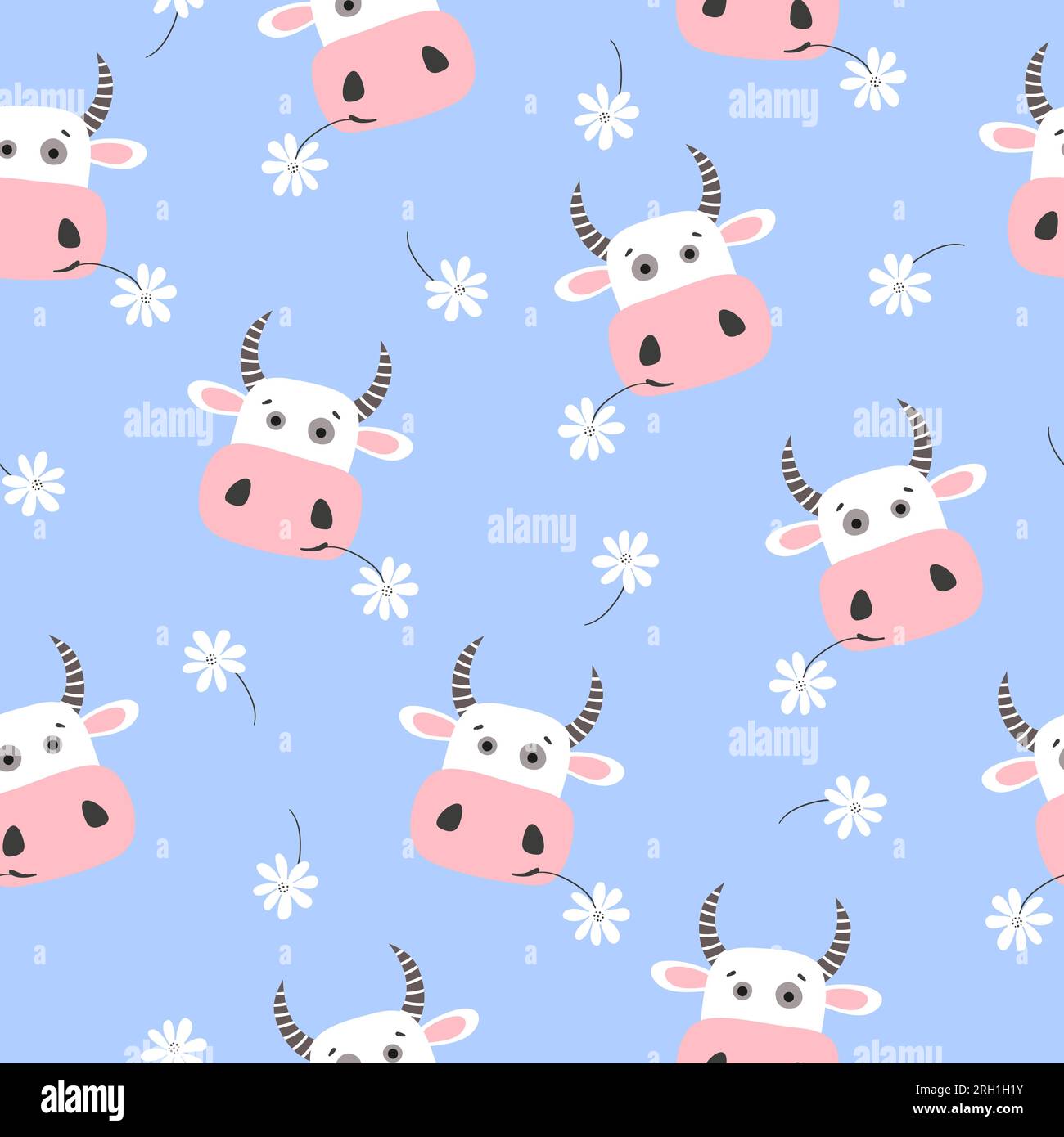 Cute Cartoon Cow Wallpaper