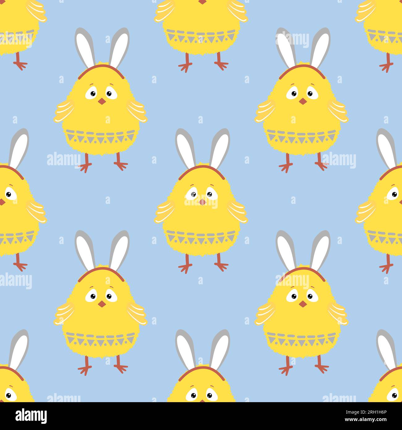 Funny easter chick pattern vector hi-res stock photography and images ...