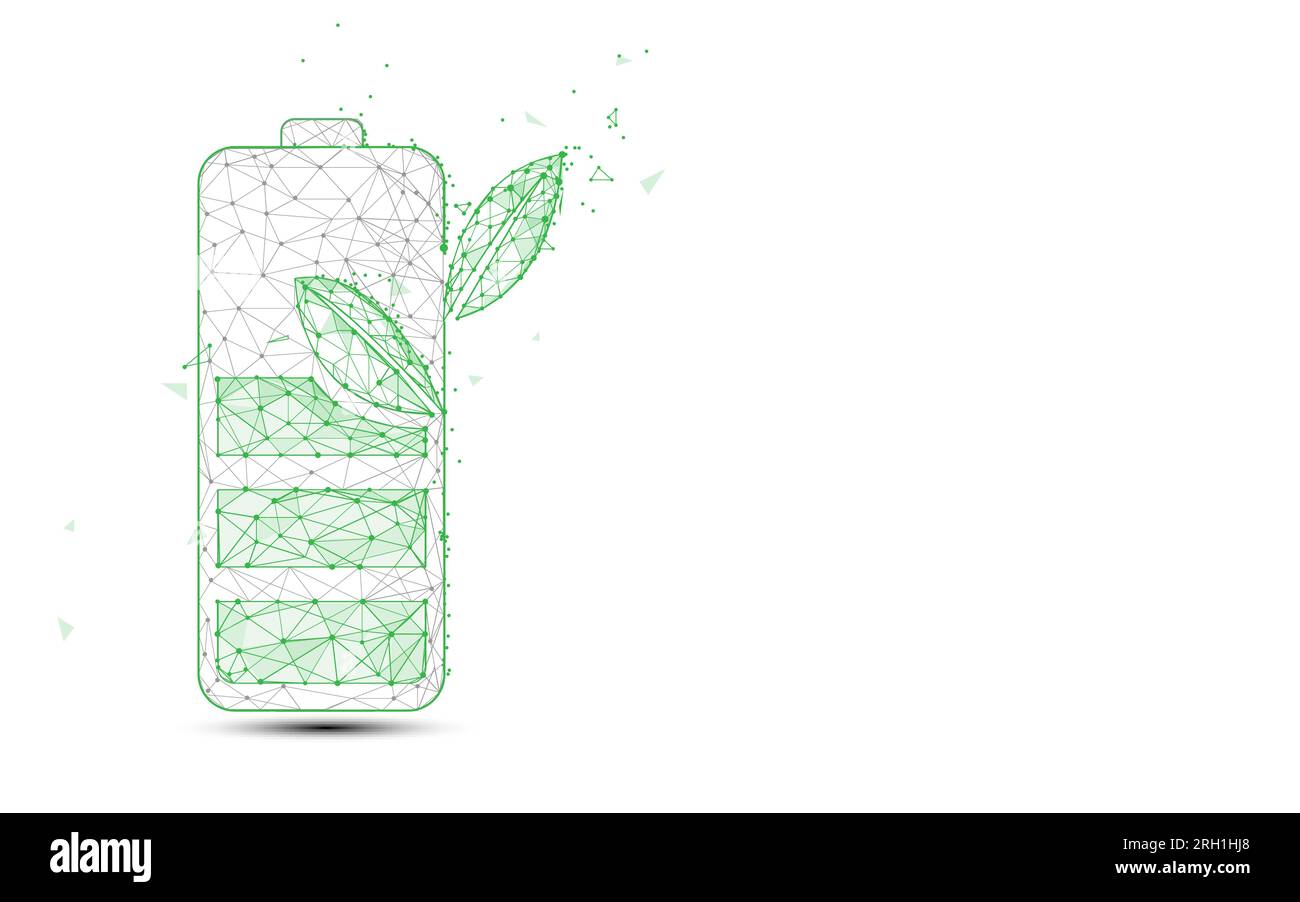 Battery charging plant Stock Vector Images - Alamy