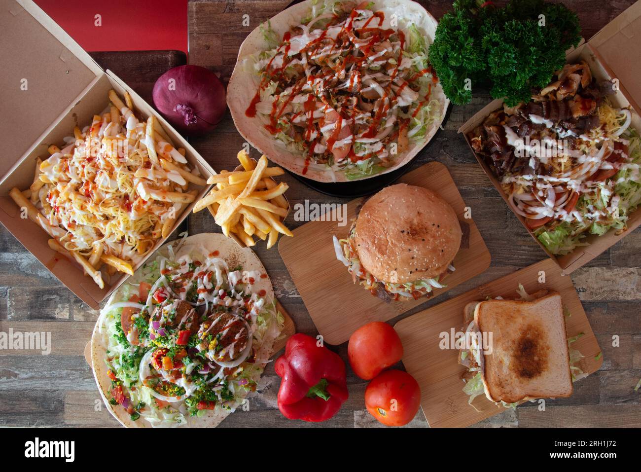 Food Cover Photos around the world Stock Photo - Alamy