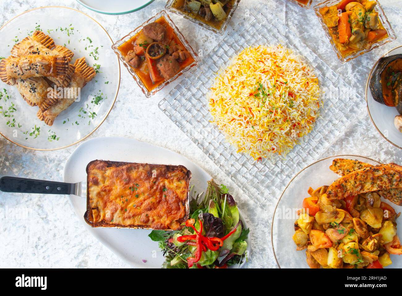 Food Cover Photos around the world Stock Photo - Alamy