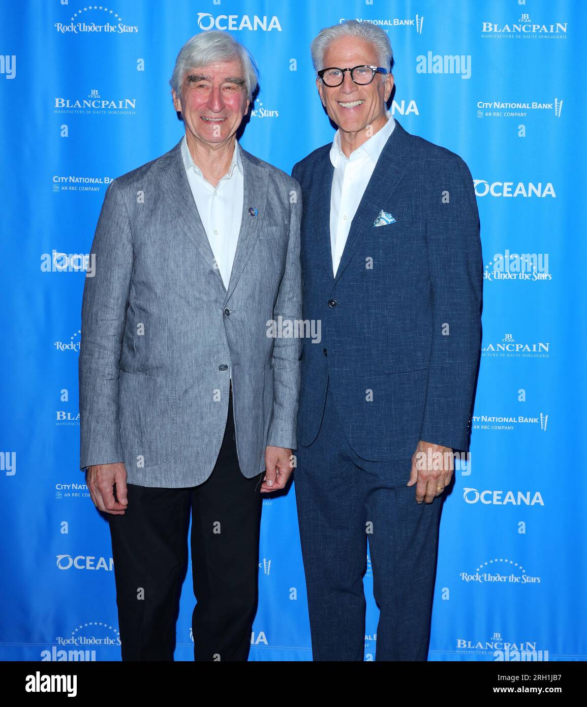 Hollywood Hills, USA. 12th Aug, 2023. Sam Waterston, Ted Danson arrives ...