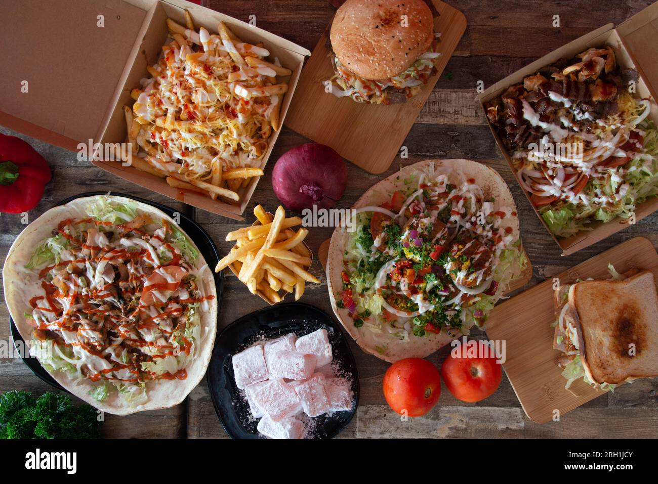 Food Cover Photos around the world Stock Photo - Alamy