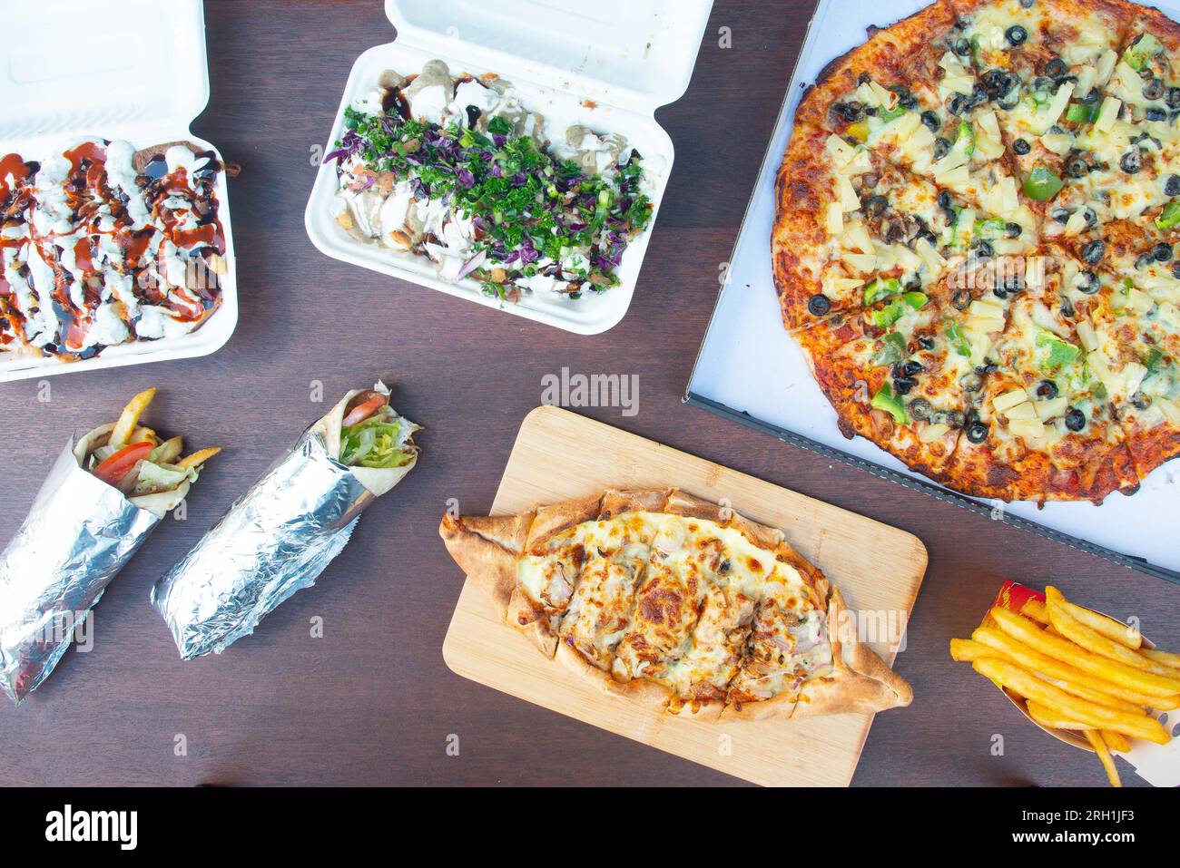 Food Cover Photos around the world Stock Photo - Alamy