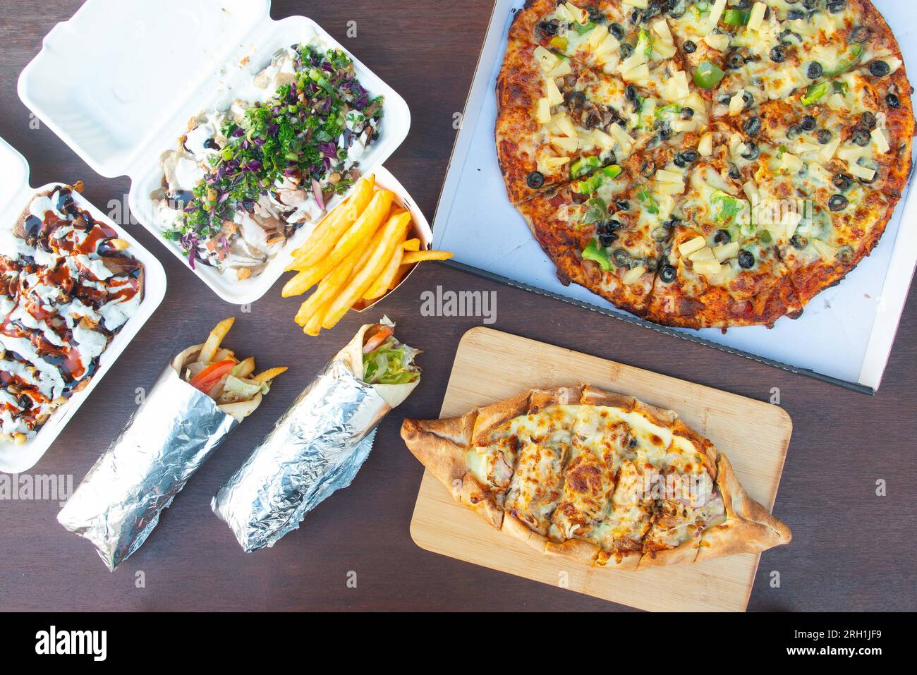 Food Cover Photos around the world Stock Photo - Alamy