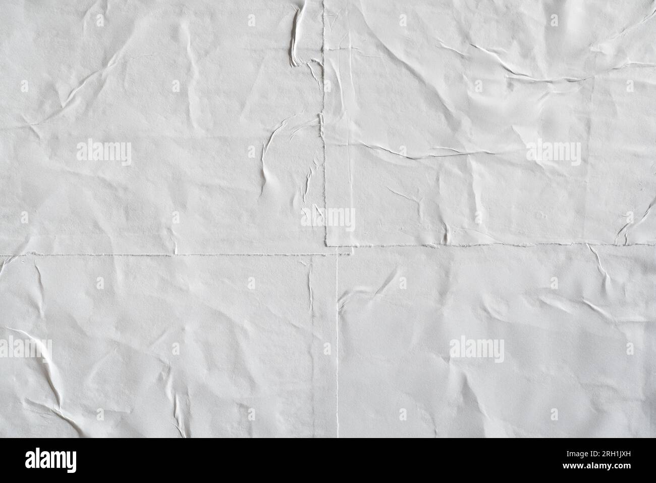 White wheatpaste poster style texture background Stock Photo - Alamy